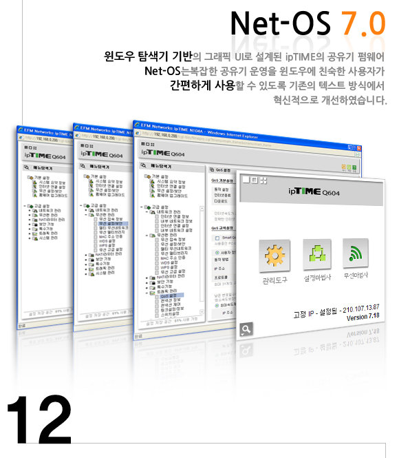 [ipTIME] Q604 (유선공유기)